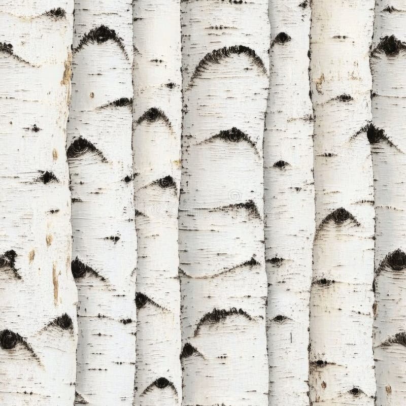 Photo of a Seamless Texture of White Birch Bark Stock Photo - Image of wooden, pattern: 340404336