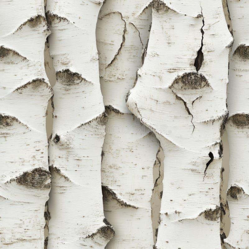 Photo of a Seamless Texture of White Birch Bark Stock Photo - Image of soft, macro: 340404340