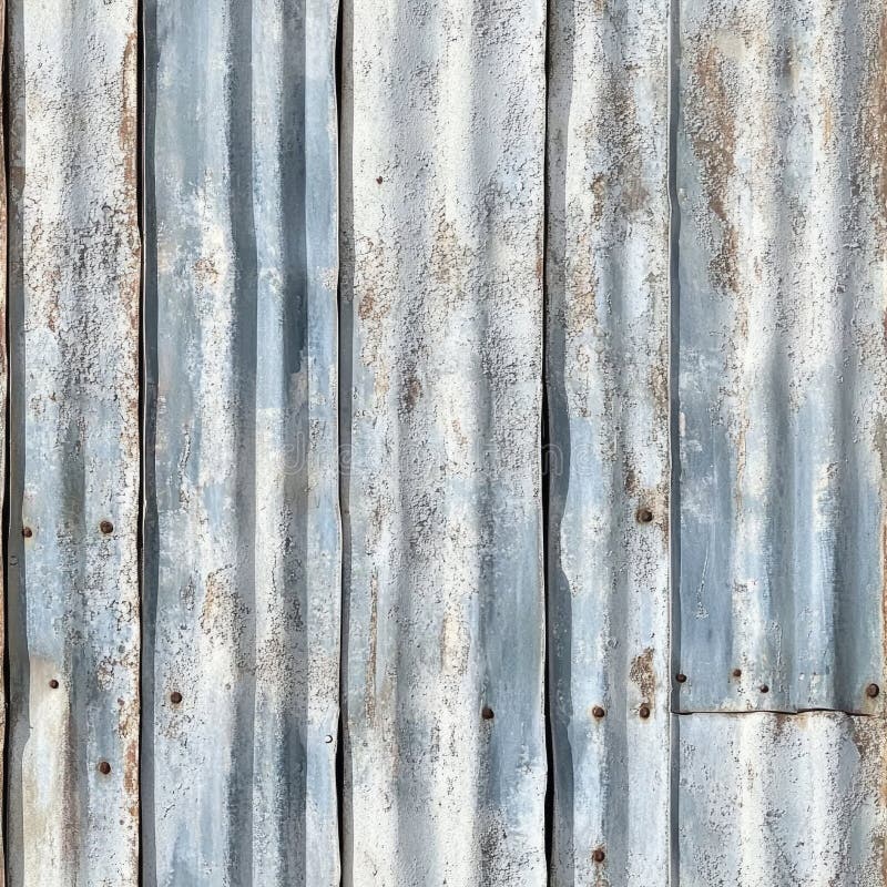 Photo of a Seamless Weathered Zinc Texture Stock Photo - Image of wall ...