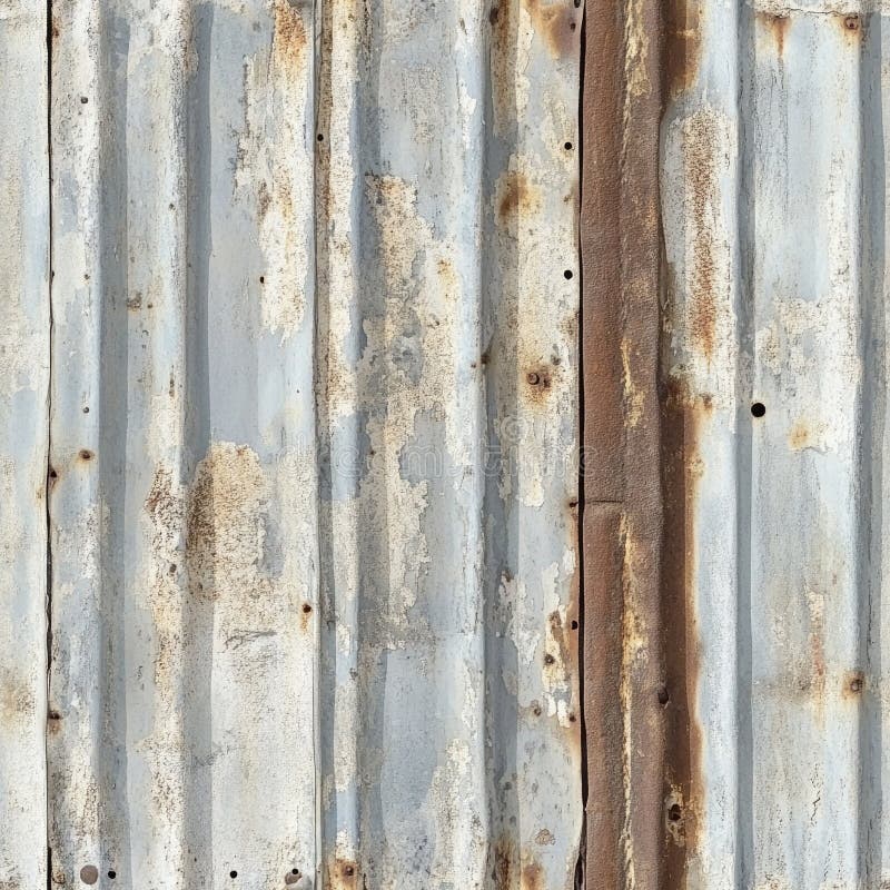 Photo of a Seamless Weathered Zinc Texture Stock Image - Image of ...