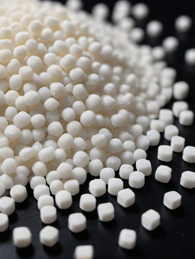 Photo of Secondary Granule Made of Polypropylene, White Plastic Pellets ...