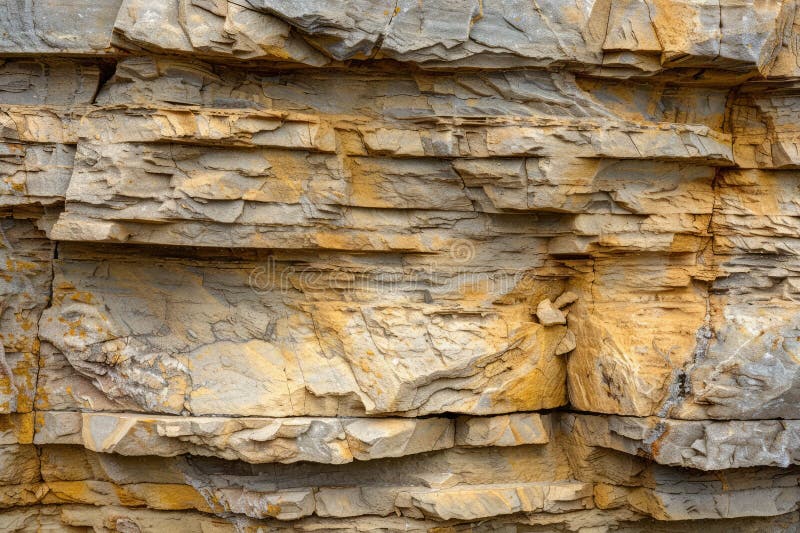 Photo of Sedimentary Layered Rock Texture. Background Texture for ...