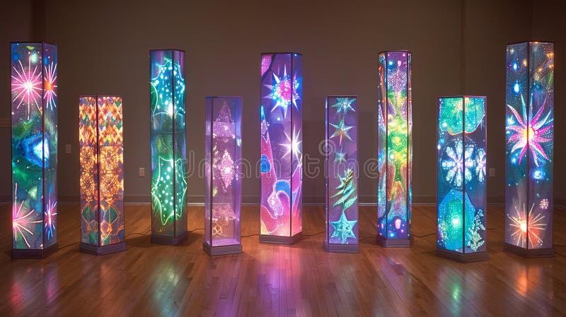 Photo of a Server Room with Individual Servers, Decorated in the Form ...