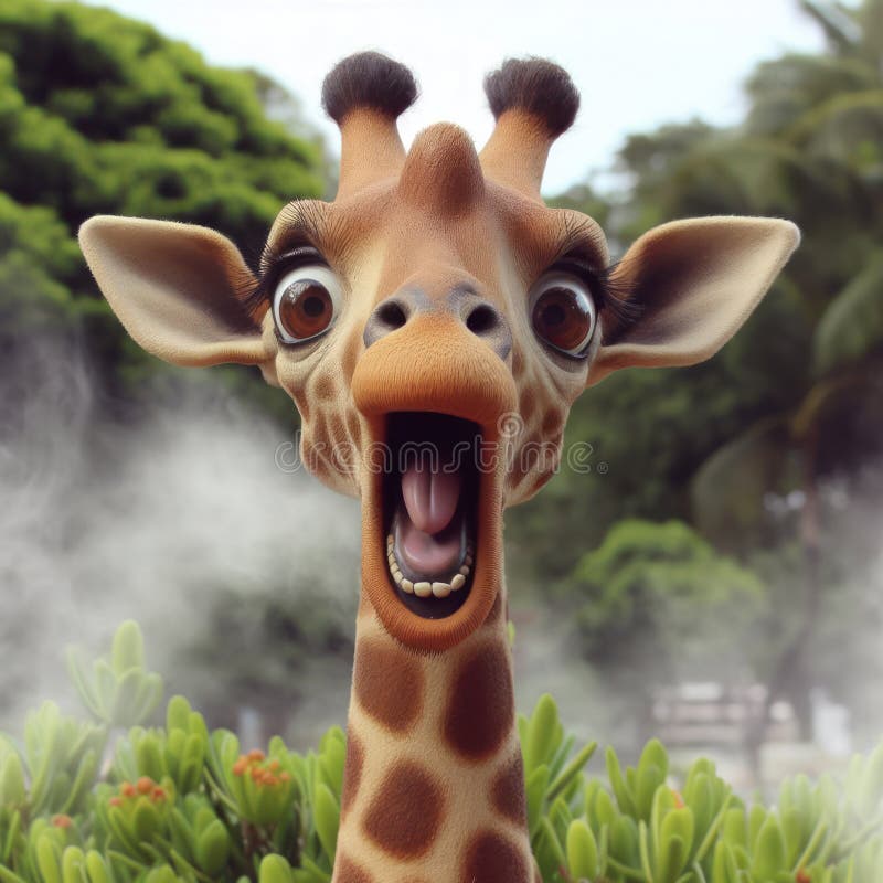 Angry Giraffe Stock Illustrations – 291 Angry Giraffe Stock ...