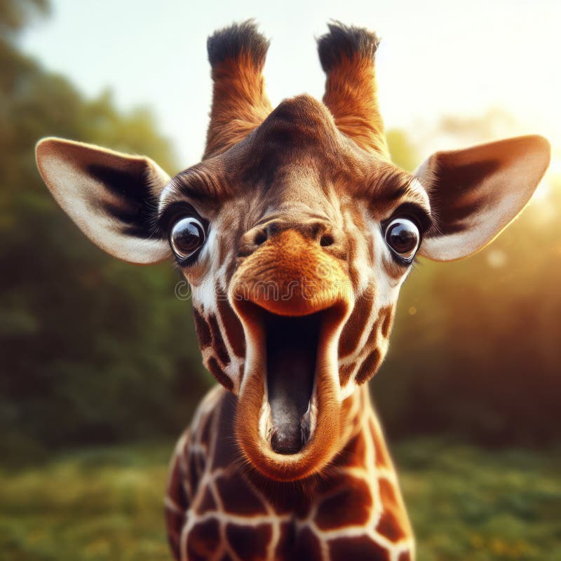 Angry Giraffe Stock Illustrations – 291 Angry Giraffe Stock ...