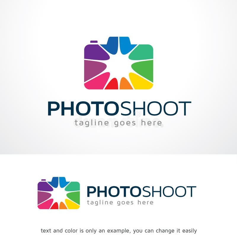 Photo Shoot Logo Template Design Vector Stock Vector - Illustration of ...