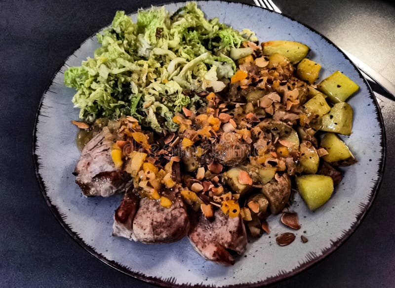 Home-cooked Simple, Quick and Delicious Dishes Stock Photo - Image of ...