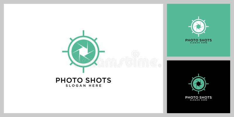 Photo Shots Camera Icon Logo Vector Stock Vector - Illustration of ...