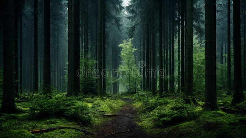 Enchanting Forest Path: a Spectacular Journey through Nature S Beauty ...