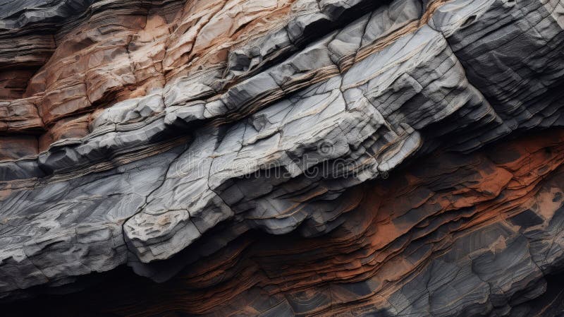 Photo Showcasing the Rugged Texture of a Rock Formation Stock ...