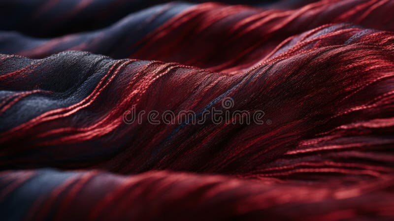 Photo Showcasing the Tactile Texture of a Piece of Fabric Stock ...