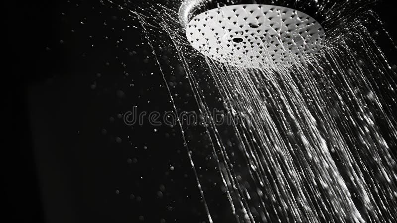 Photo shower head water stock illustration. Illustration of nozzle ...
