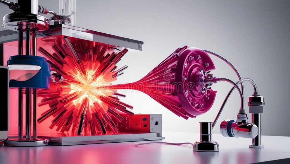 The Photo Shows an Implosion Process Performed in a Controlled Laboratory Environment Stock ...