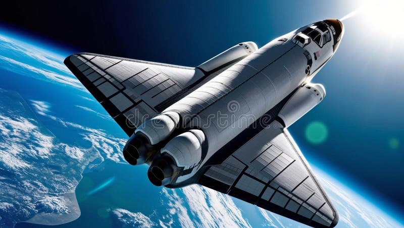 Innovative Space Shuttle - the Future of Space Travel Stock ...