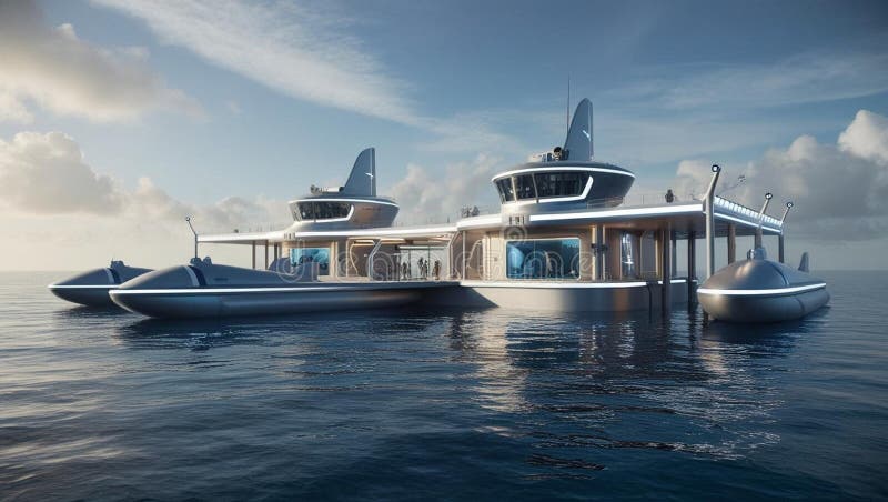 Ocean Research Base: Gateway To the Deep Secrets of the Sea Stock ...