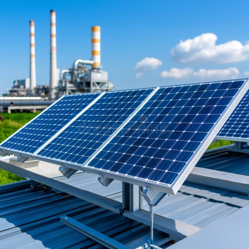 This Photo Shows a Solar Panel in the Sunlight, Which Showcases the ...