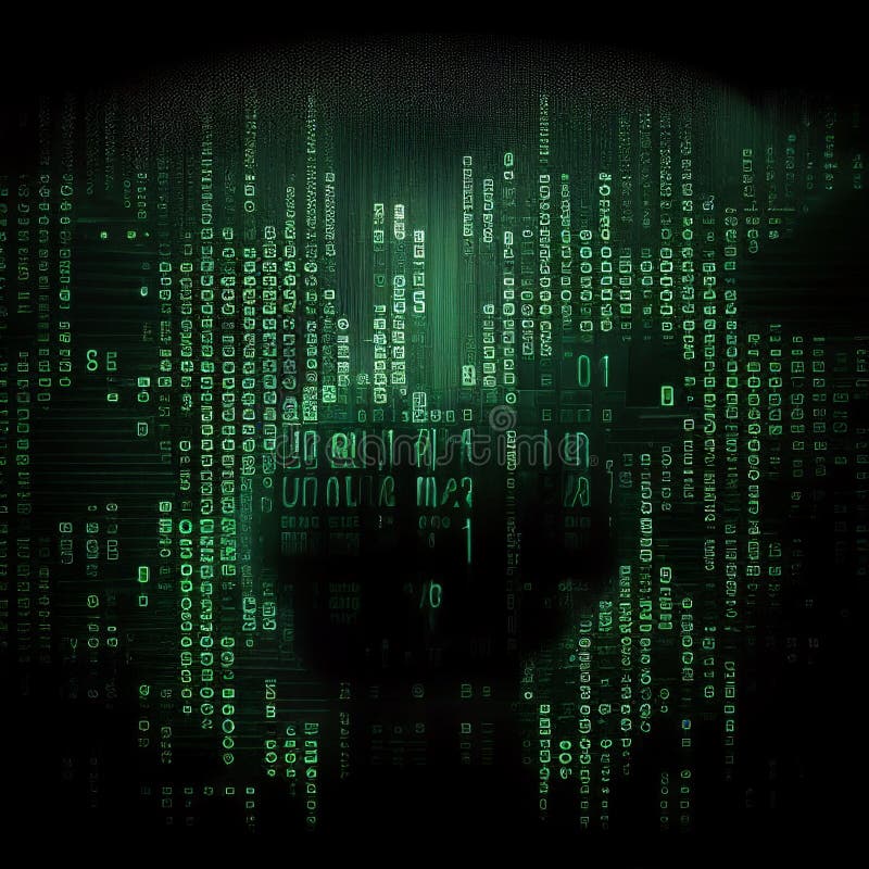 Matrix background ai stock photo. Image of person, photograph - 283115330