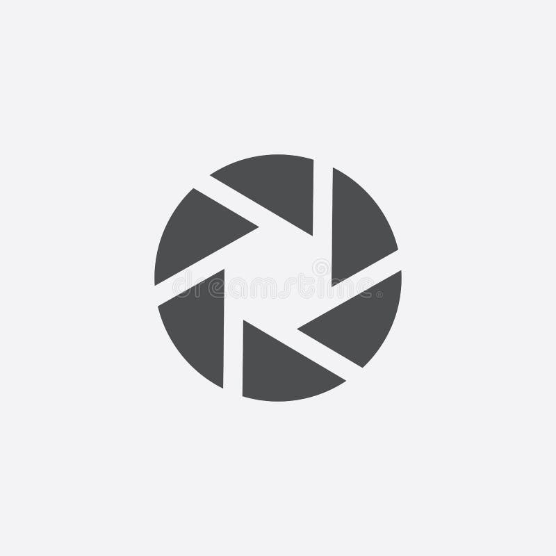 Photo shutter icon stock vector. Illustration of film - 262874298