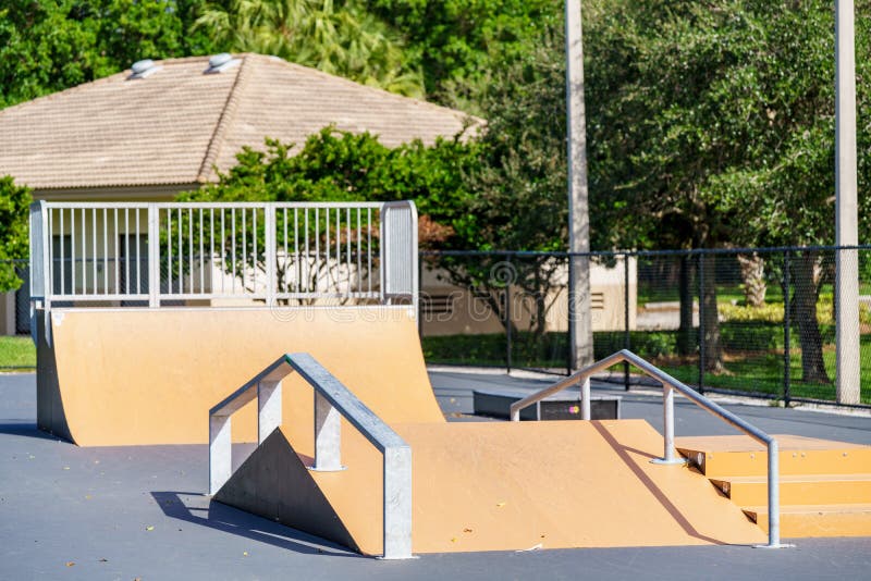 Photo of a Skate Park Ramps Stock Photo - Image of sports, skate: 260915966