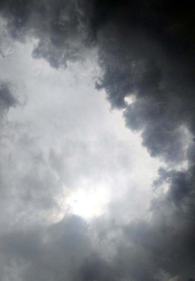 Photo of Sky Clouds with an Overcast Atmosphere and Getting Dark with ...