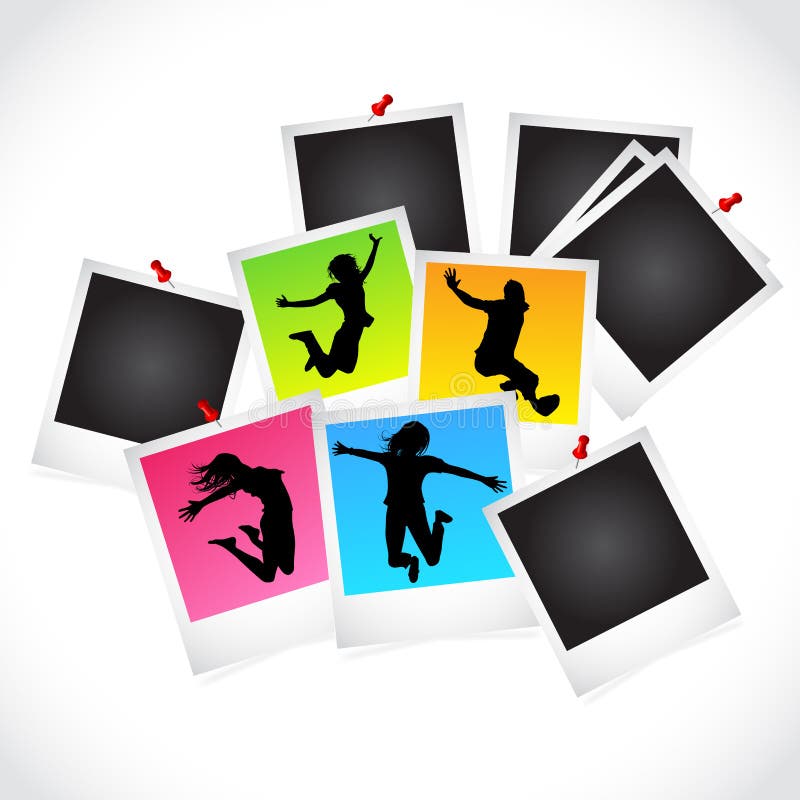 Photo Slide Frames stock vector. Illustration of teenagers - 14849544