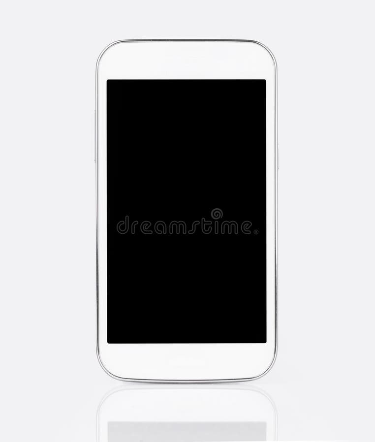 Photo of Smart Phone with Blank Screen Stock Image - Image of display ...