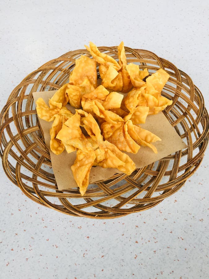 Photo Snack stock photo. Image of snack, rebus, pangsit - 206717320