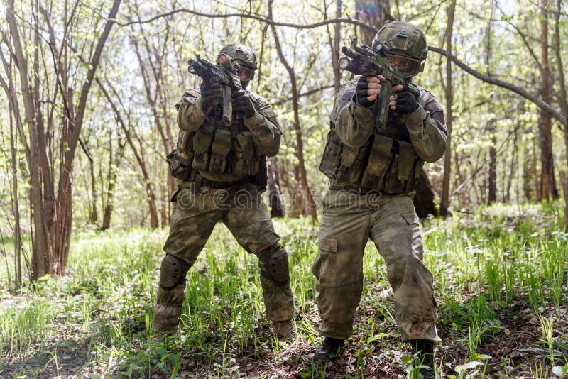 Photo of Soldiers on Reconnaissance Stock Photo - Image of belt, green ...