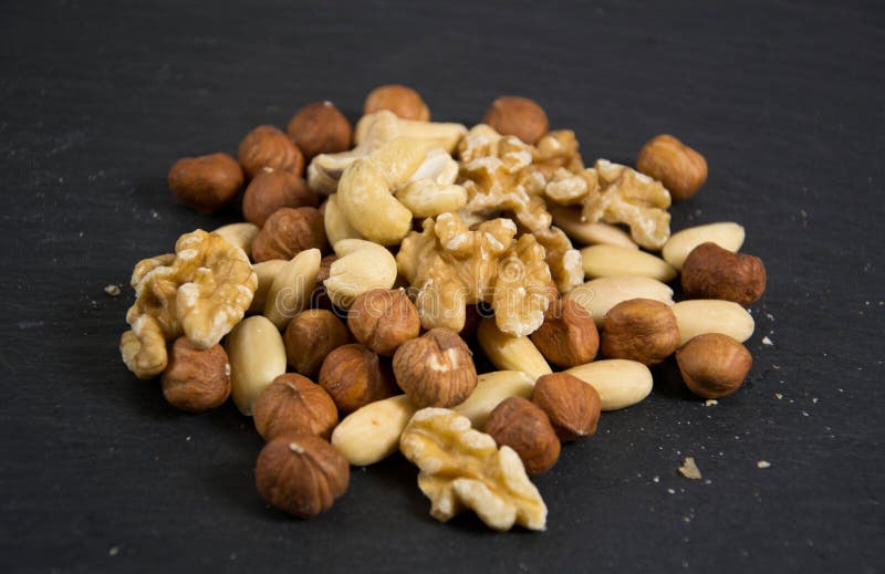 Some mixed nuts stock image. Image of heap, food, cashew - 104861415