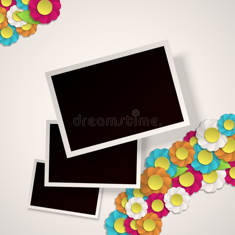 Spring Flowers Rectangle Border Stock Illustrations – 744 Spring ...