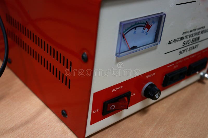 Photo Stabilizer or Automatic Voltage Regulator Has a Function To Keep ...