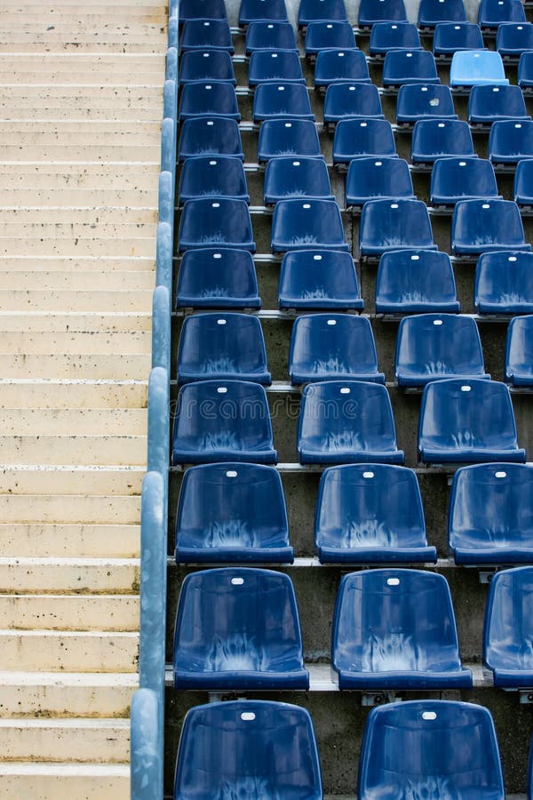 Photo of stadium seats stock photo. Image of chairs - 179505918