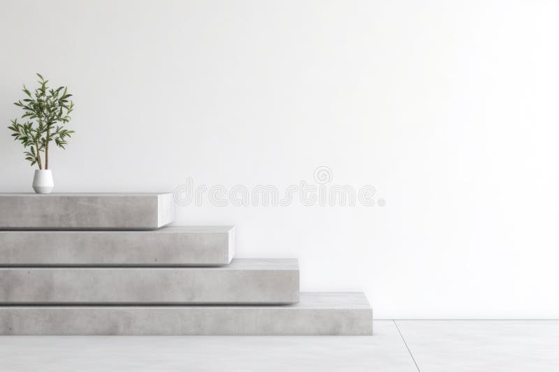 Photo of Stair Mockup Concept Stock Illustration - Illustration of ...