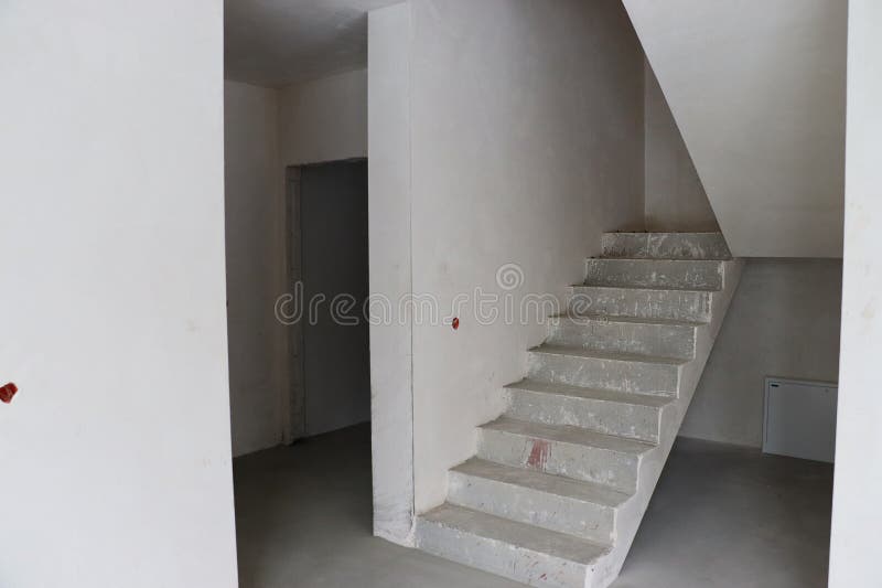 Photo of Staircase in Empty Room, Renovation Process, Renovation by ...