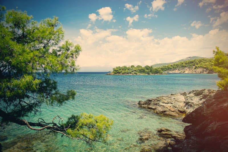 Photo of the stone coast stock image. Image of panorama - 73224007