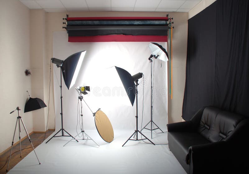 Photo studio stock photo. Image of wall, copy, backgrounds - 14288850