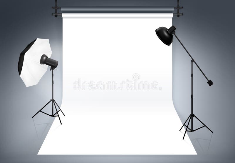 Photo studio background stock vector. Illustration of concept - 213879567
