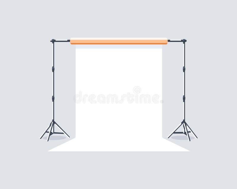 Photo Studio Element Isolated on White Background Stock Vector ...