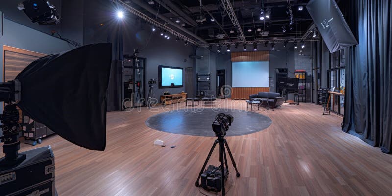 Photo studio equipment stock image. Image of equipment - 375090065