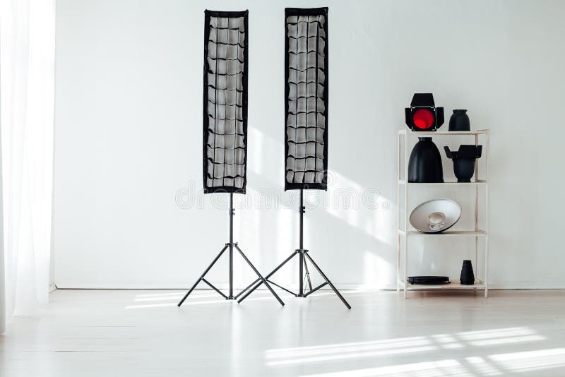 Photo Studio Flash Equipment and Accessories of a Professional ...