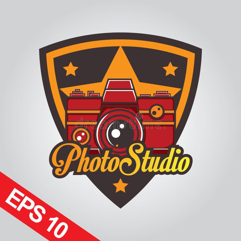 Photo Studio Logo Design Template Stock Vector - Illustration of frame ...