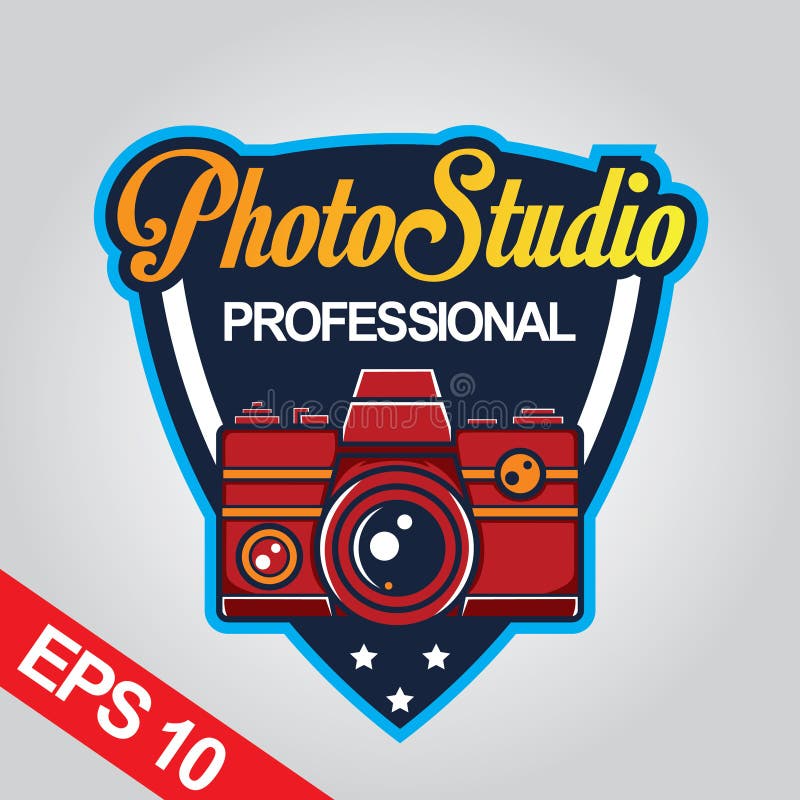 Photo Studio Logo Design Template Stock Vector - Illustration of frame ...