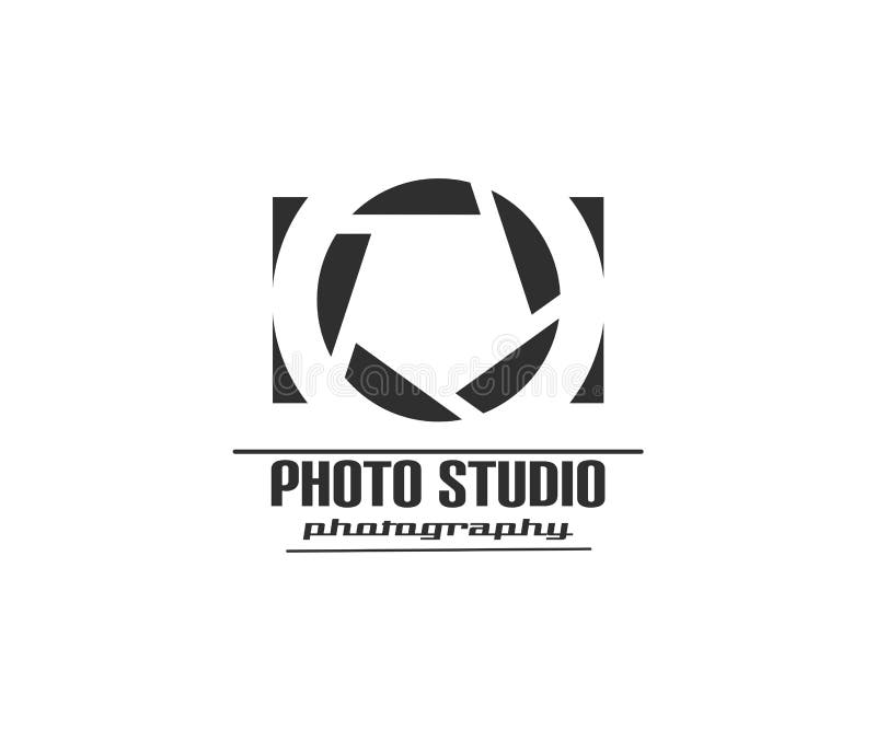 Photo studio logo template stock vector. Illustration of creative ...
