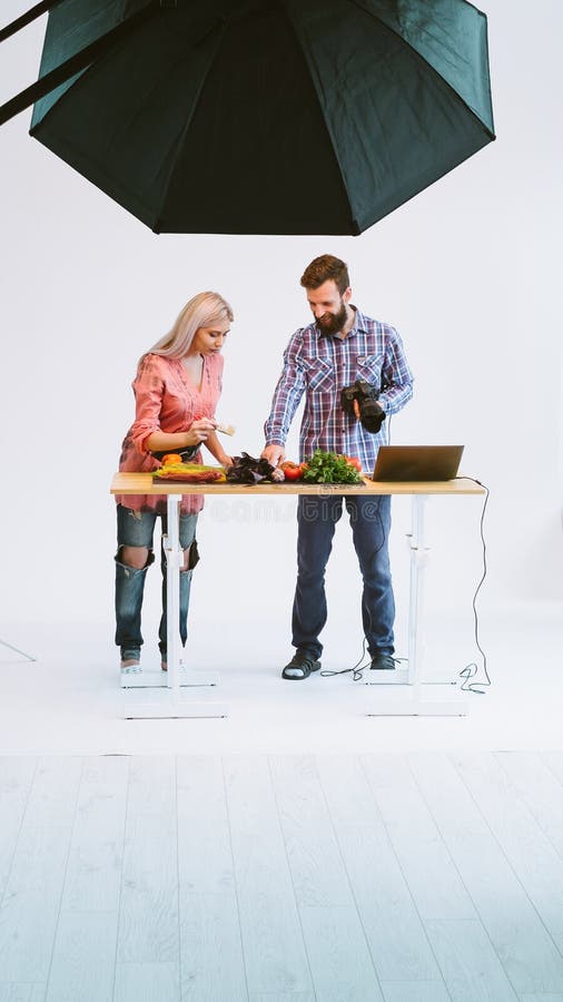 Photo Studio Object Shooting Creative Team Project Stock Photo - Image ...