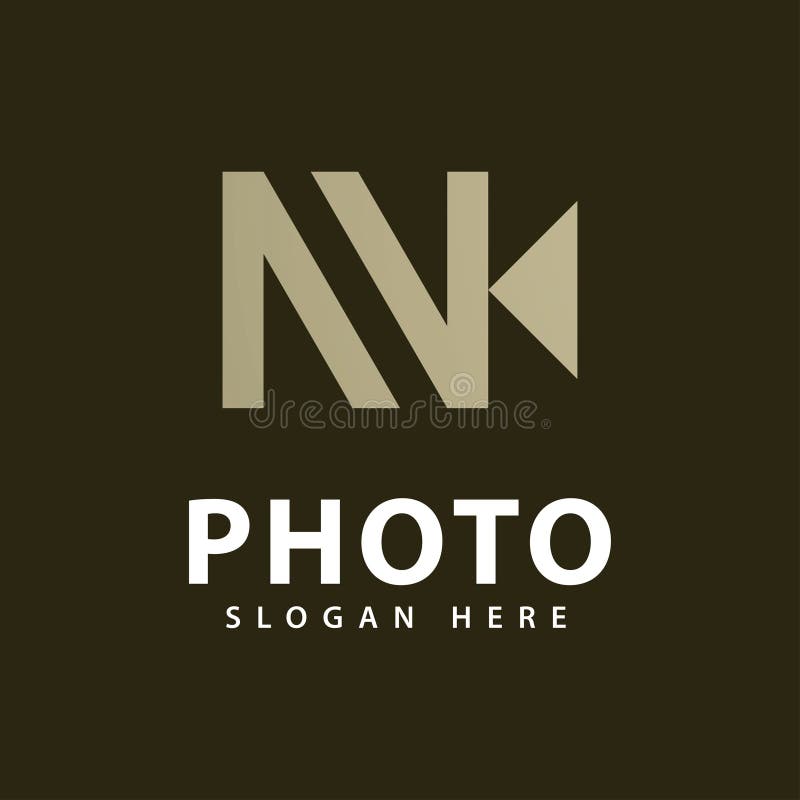 Photo Studio Simple Logo Design Template Stock Vector - Illustration of ...