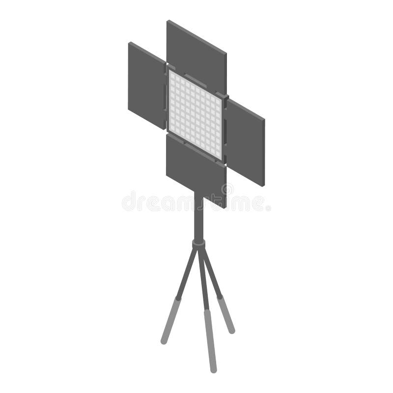 Photo Studio Spotlight Icon, Isometric Style Stock Vector ...