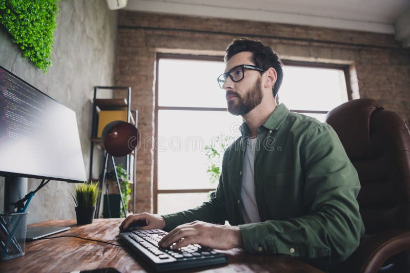 Photo of Successful Confident Man Software Expert Engineer Wear Shirt ...