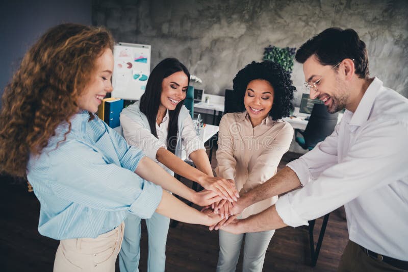 Photo of Successful Professional Attractive Cheerful People Office ...