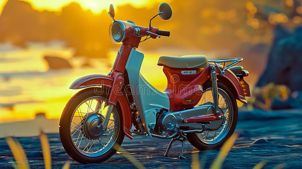 Cub Motorcycle Stock Illustrations – 37 Cub Motorcycle Stock ...