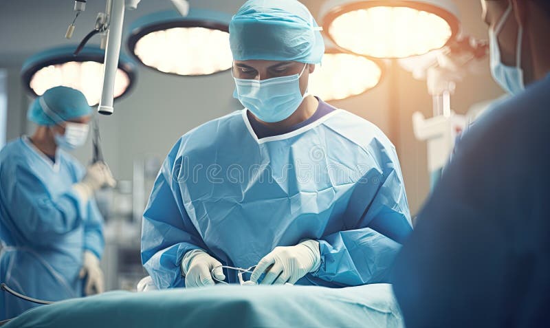 Photo of Surgeons Performing Surgery in an Operating Room Stock ...